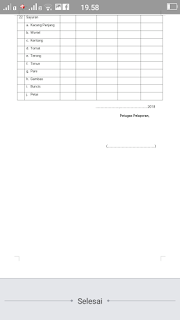 Tabel Data Harga Pangan