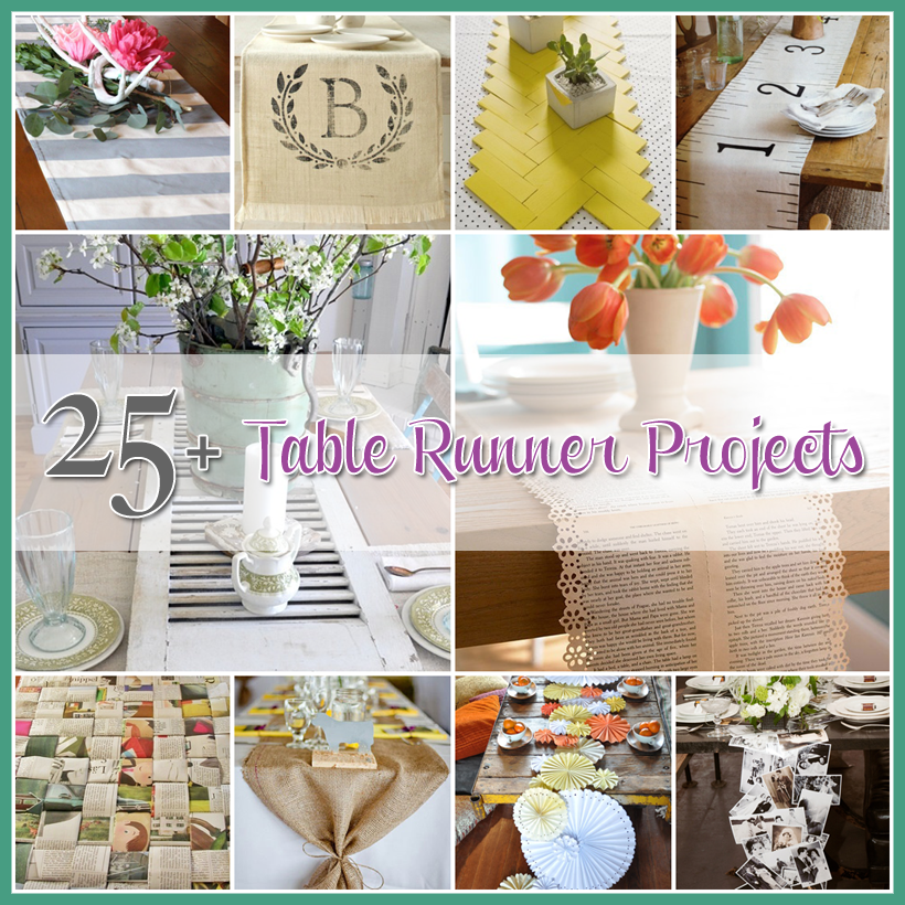 Table Runner Projects a Collection of 25+ DIY's - The Cottage Market