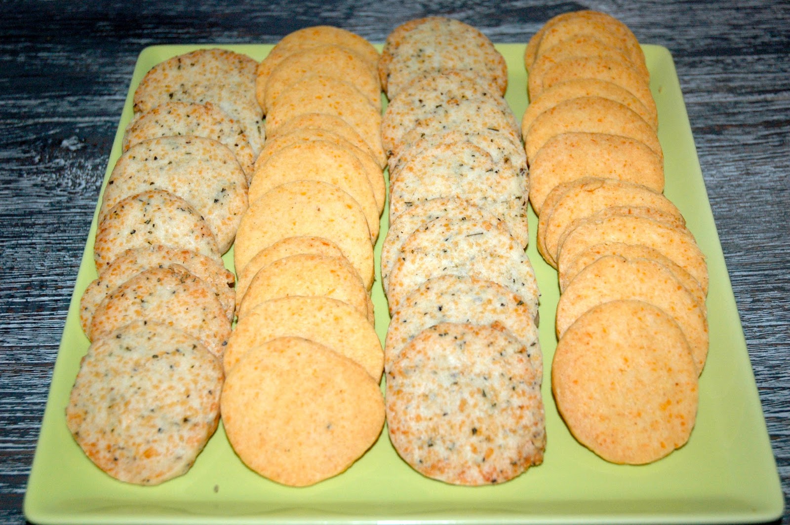 The Sugared and Spiced Kitchen: Slice and Bake Crackers