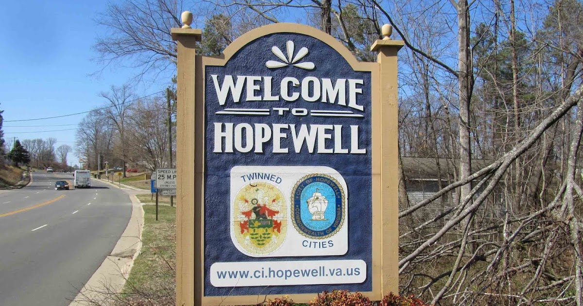 Geographically Yours Welcome: Hopewell, Virginia