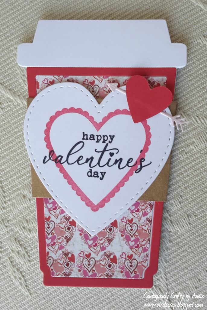 Contagiously Crafty: Valentines with a Coffee Cup Theme