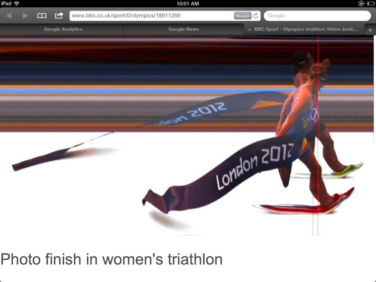 RunTri: Women's Olympic Triathlon 2012: Photo Finish Results Analysis