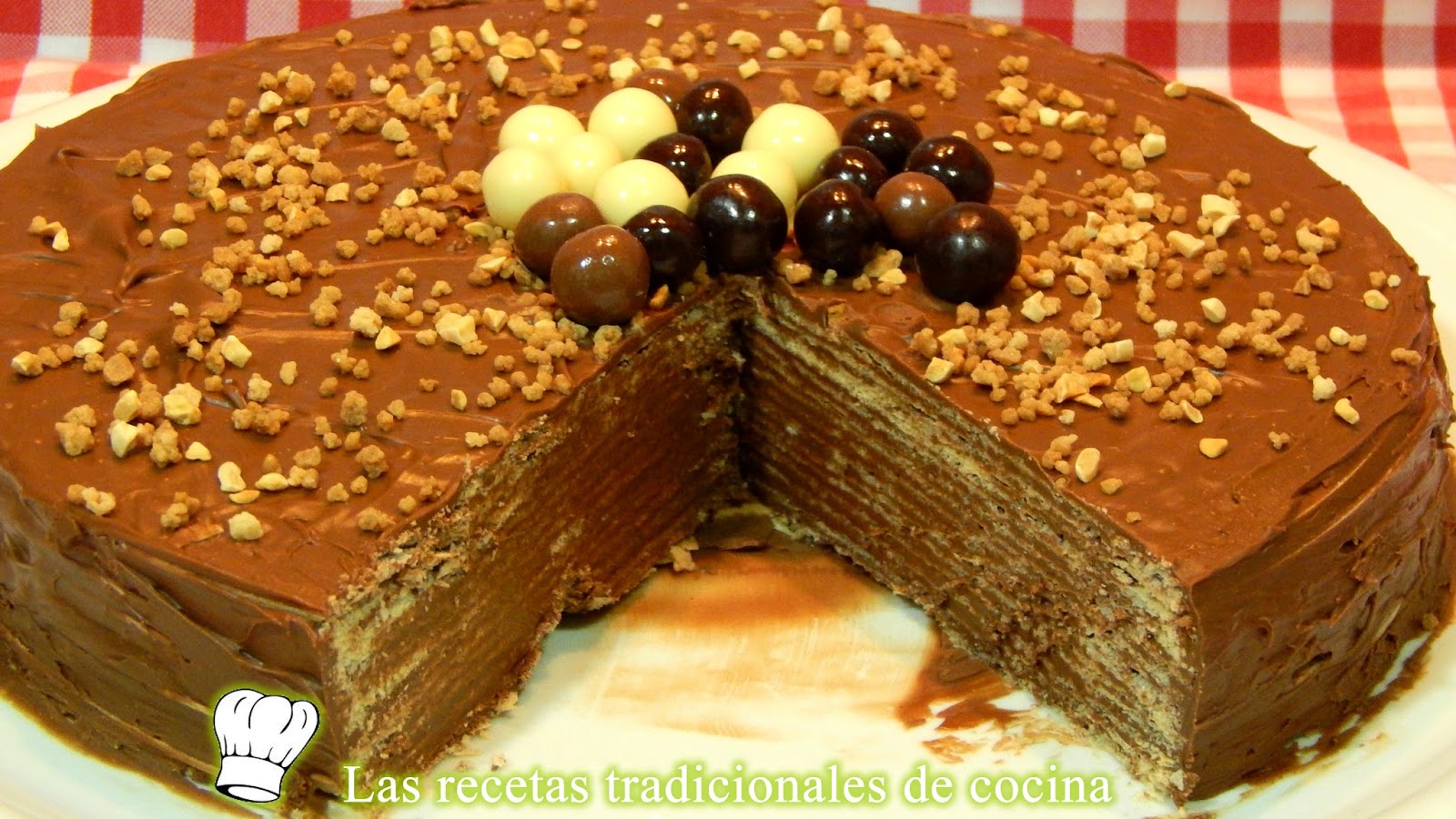 Receta de tarta de nocilla y obleas - Recetas de cocina con sabor ...