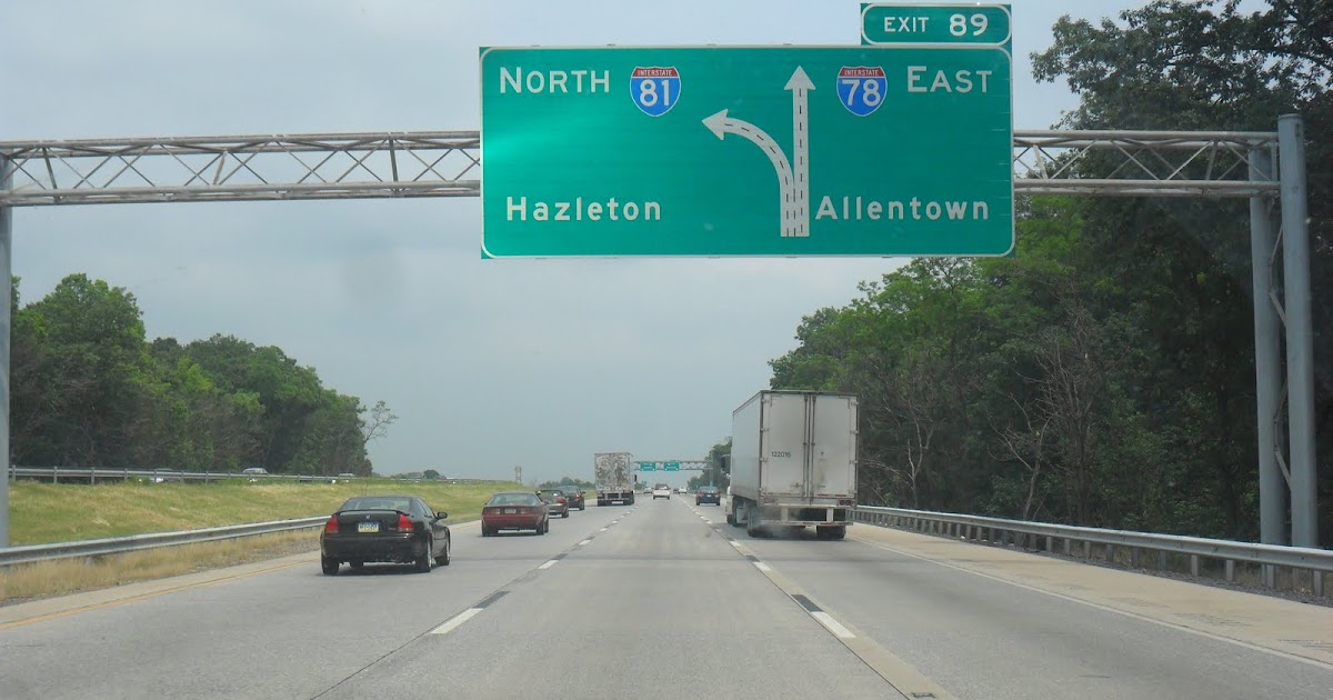 Luke's Signs: Interstate 81 & Interstate 78 - Pennsylvania
