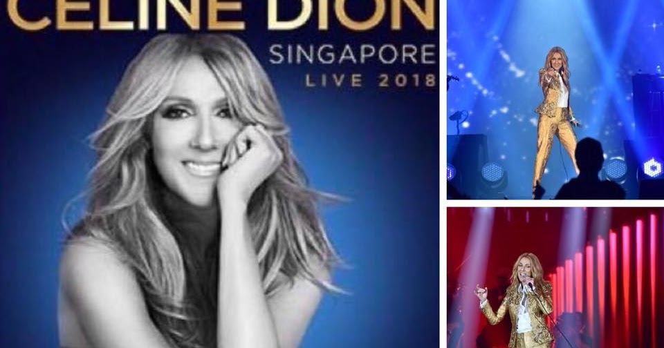 .: Celine Dione Marina Bay Sands SG: Fred Ching