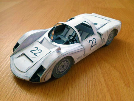 Papercraft - Carrera 6 Porsche 906 - Papercraft4u | Free Papercrafts ...