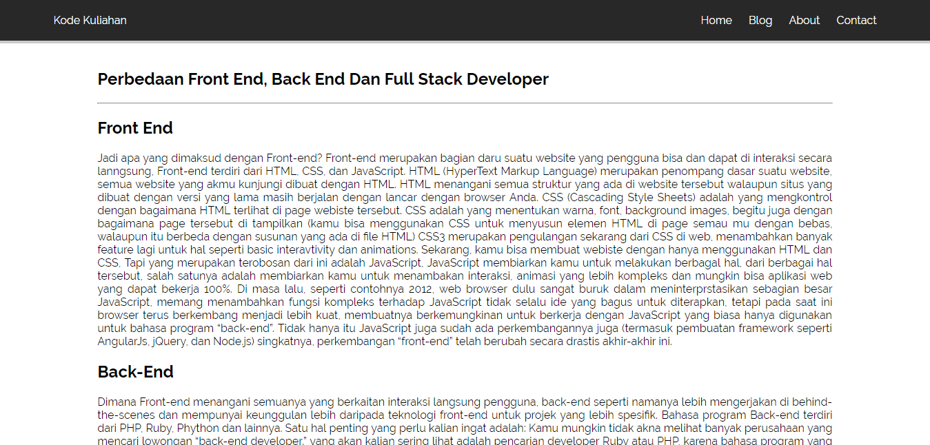 Membuat Scroll Indikator Dengan HTML, CSS Dan Java Script - Kode Kuliahan Membuat Scroll Indikator Dengan HTML, CSS Dan Java Script - Kode Kuliahan