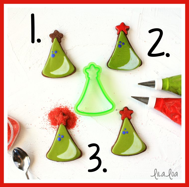 How To Make Easy Decorated Christmas Tree Sugar Cookies