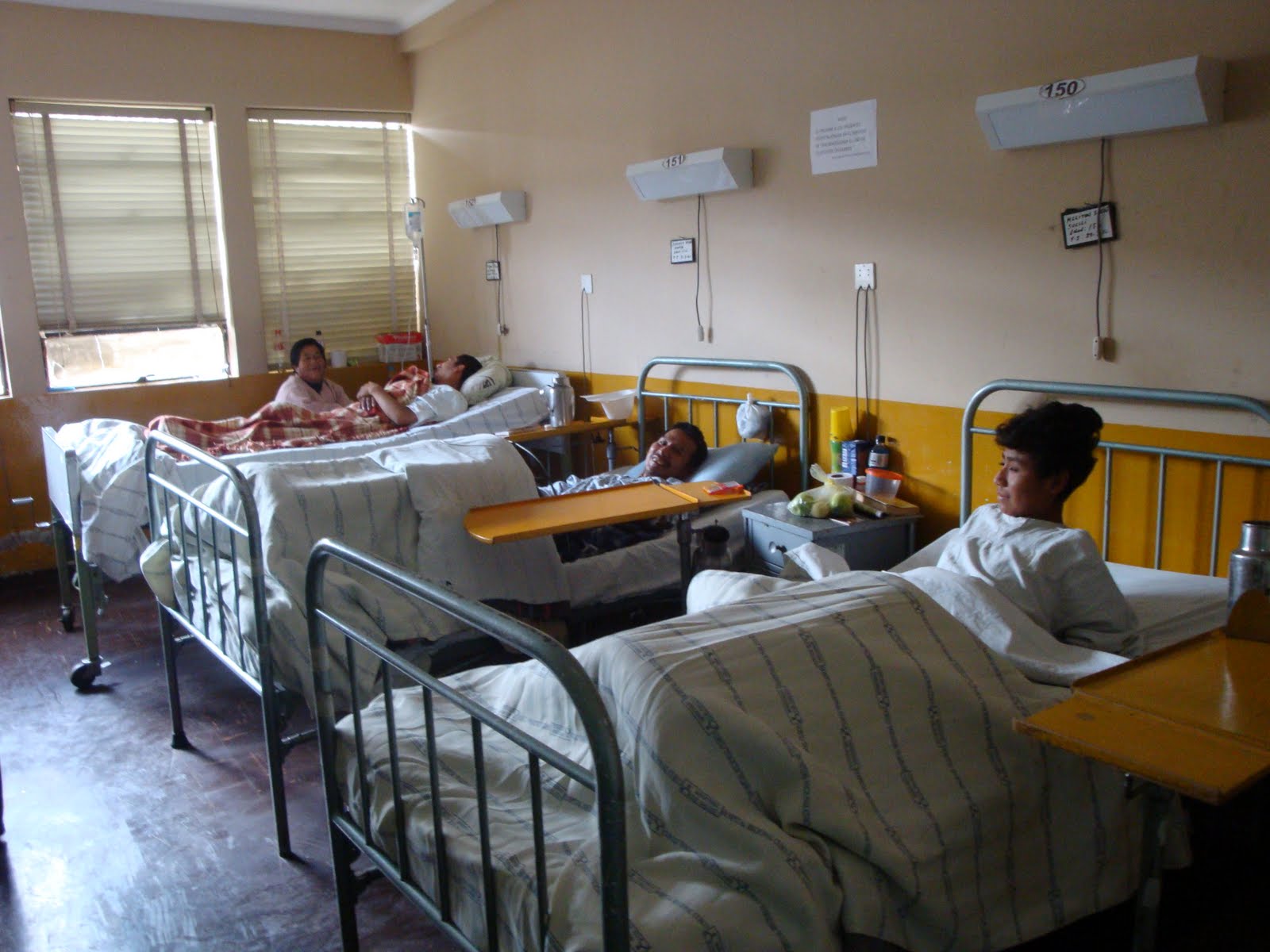 Williamson Family in Peru: Hospital Visiting