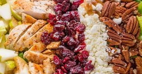 Autumn Chopped Chicken Salad - healthy dinner recipe