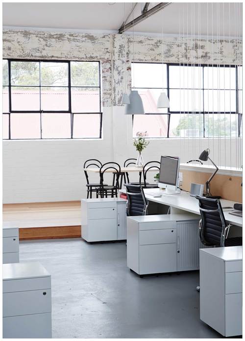 my scandinavian home: Inspiring work space in a converted warehouse