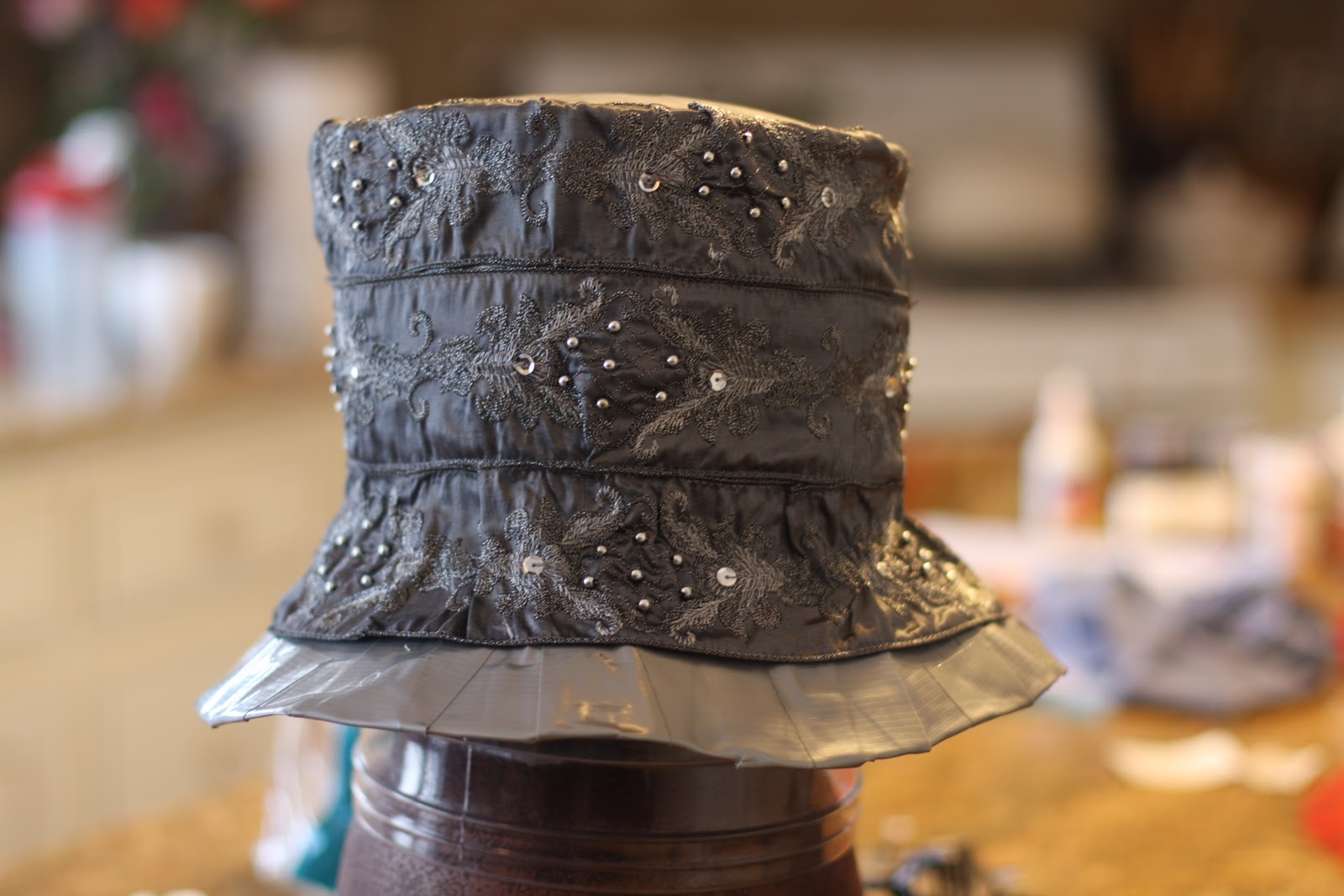 Galaxy Coltharp: Duct Tape Wedding Hat