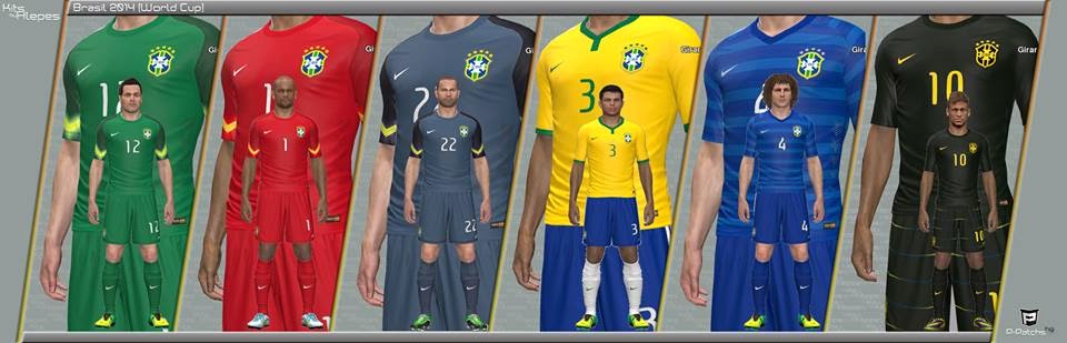 PES 2014: Kit Set Brasil World Cup 2014 | Blog Teste Template JV