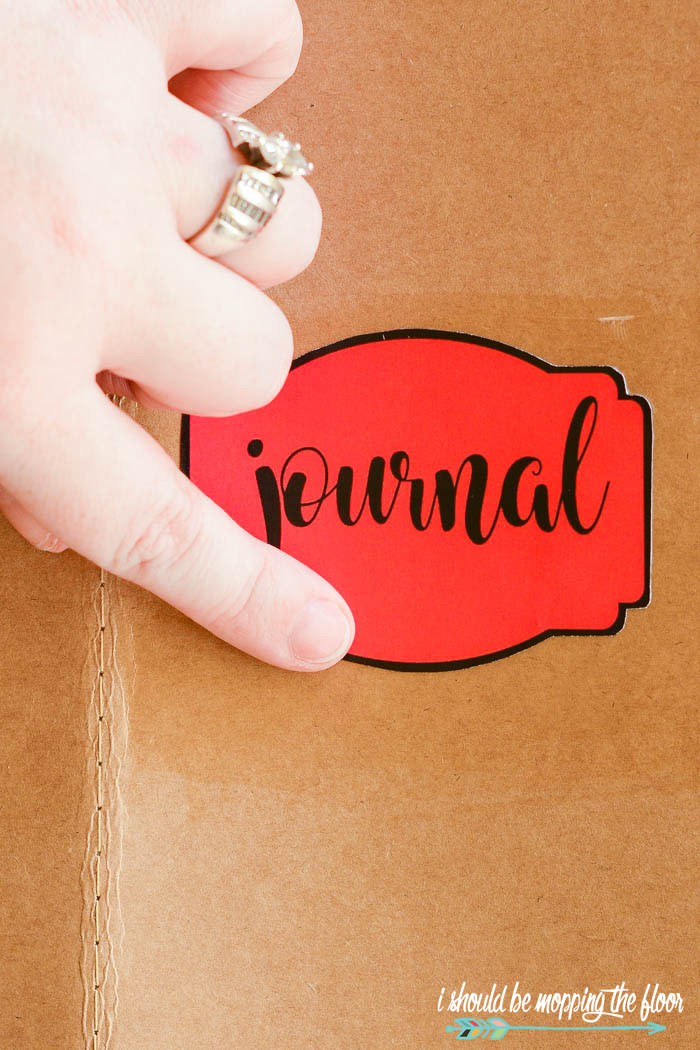 DIY Travel Journals | i should be mopping the floor