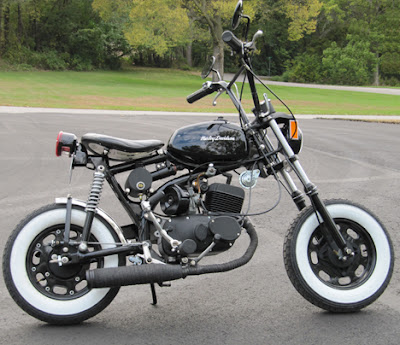 biker excalibur II: 1974 Harley X-90 Bobber by Bobber republic