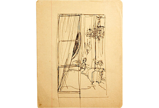 Design In My View: Albert Hadley's One Kings Lane Estate Sale - Review