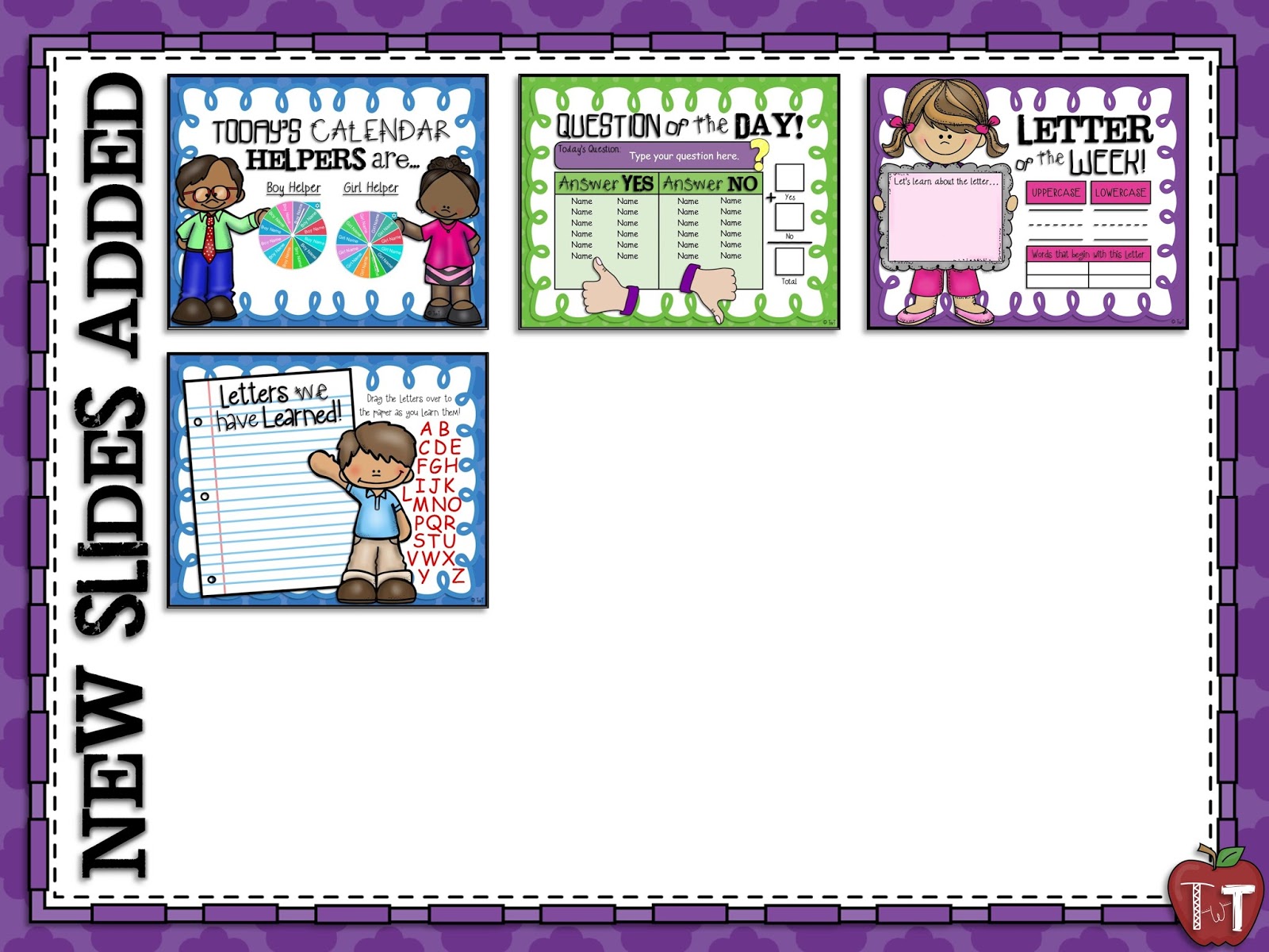 Teaching With Terhune: DIGITAL MORNING MEETING CALENDAR FOR THE SMARTBOARD