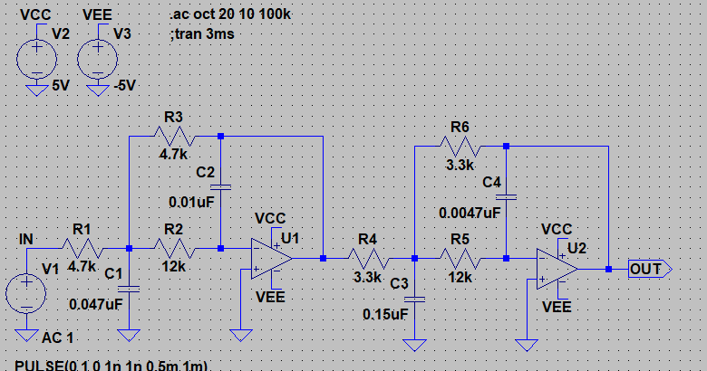 音源とオーディオの電子工作（予定）: アクティブ・フィルター vs パッシブ・フィルター 4次LPF