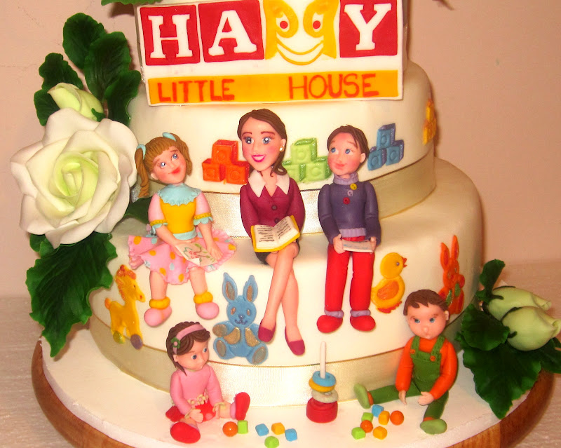 CARMEN'S ART CAKES -Bucuresti: TORT pt. Gradinita "CASUTA FERICIRII"