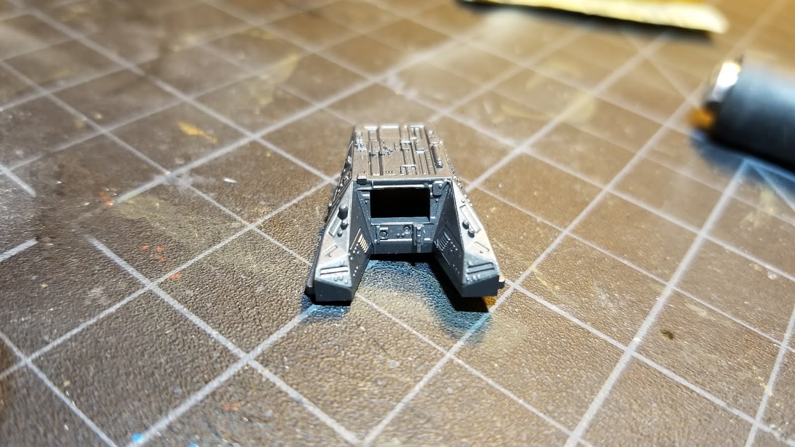 Bandai 1/48 scale X-Wing Model Build: Pt II Cockpit Assembly, Photo ...