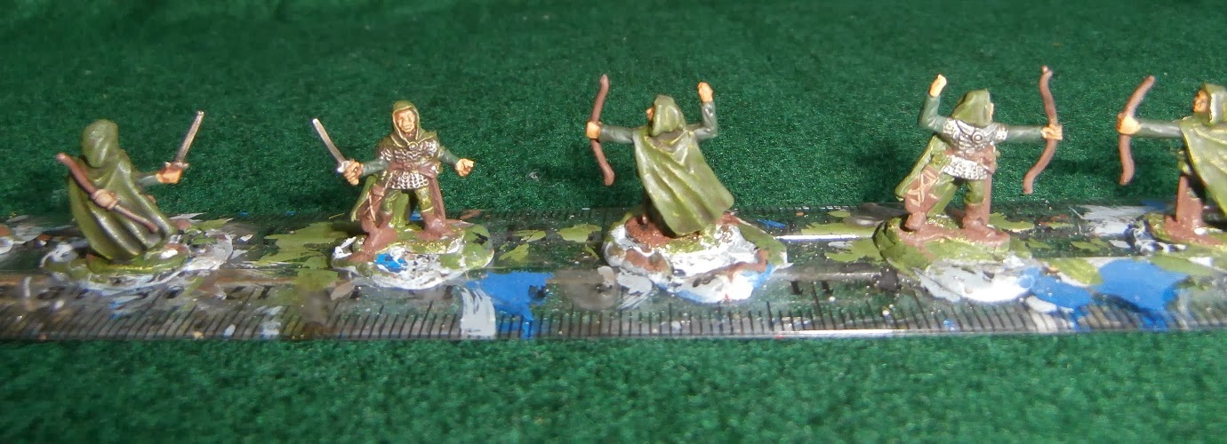 David's Wargame Retreat: WIP LOTR Rangers of the North.