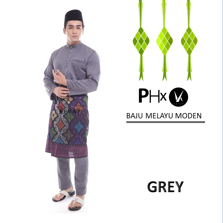 Baju Sedondon Raya 2016 - Baju Raya Grey
