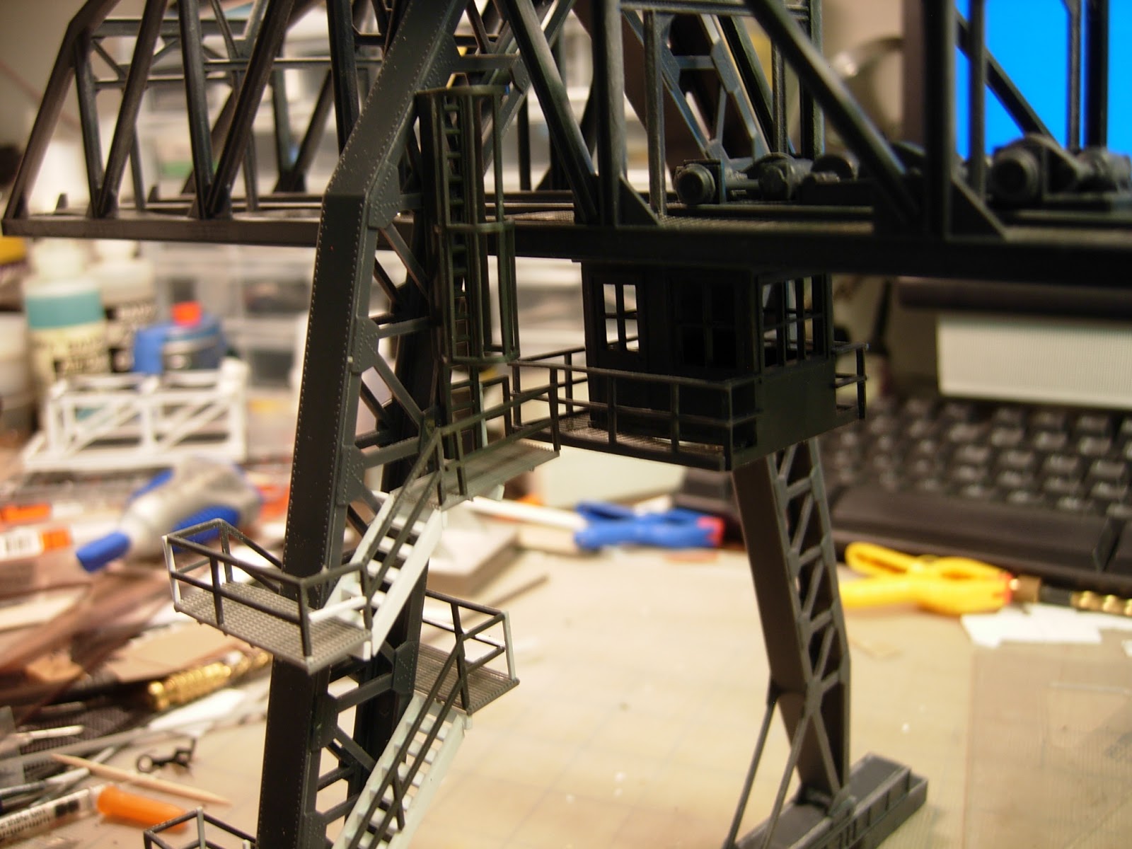 Zhifu Steel Mill And My Other Modeling: Ore Bridge Crane PT 3