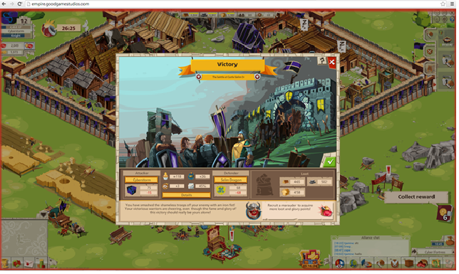 Cyberstorm's Goodgame Empire Blog: Attack #1-3