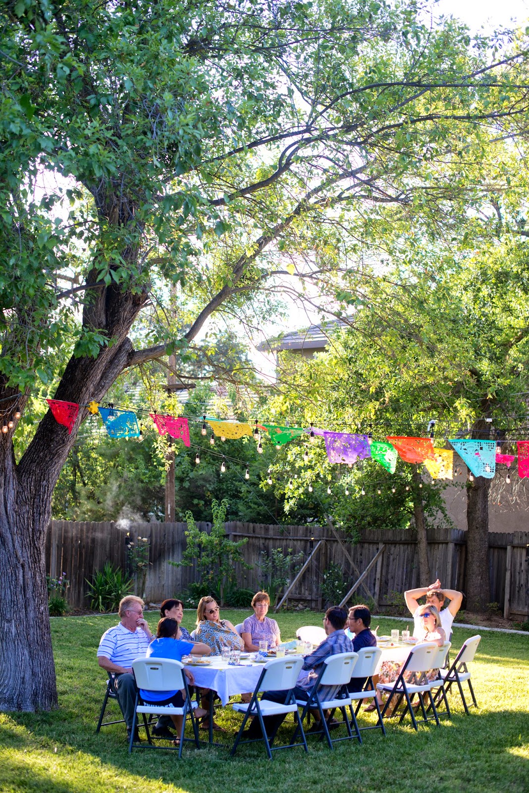 Domestic Fashionista: Backyard Birthday Party and Dessert Canopy