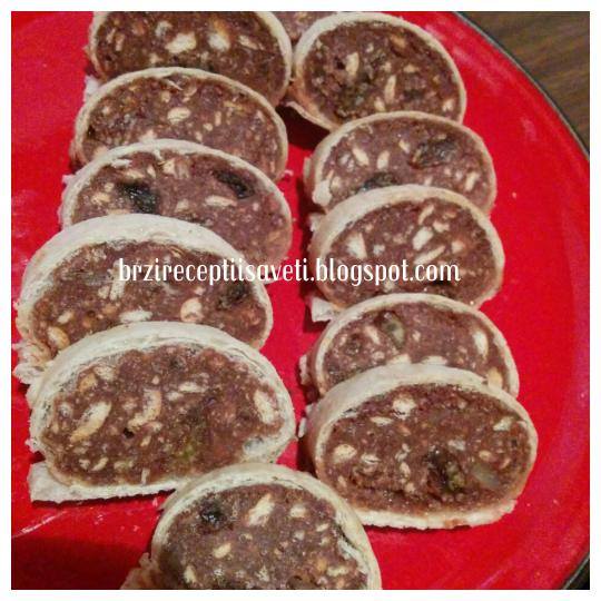Brzireceptiisaveti.blogspot.com: Brza salamica sa keksom