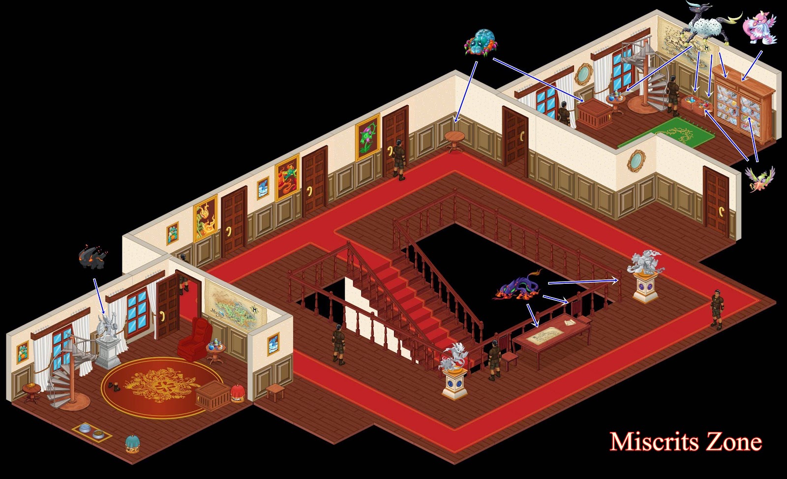 Miscrits Collector’s Mansion Map
