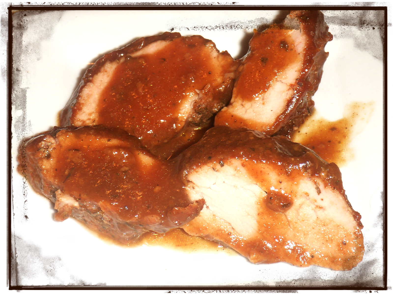 Peach BBQ Pork Tenderloin----Blue Ribbon Winner | Crazy for Cookies and ...