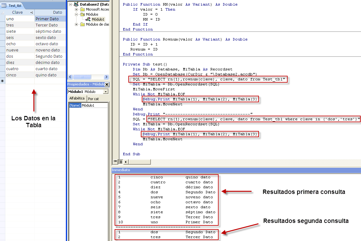 Código Fuente y más código ...: ROWNUM en ACCESS (solución)