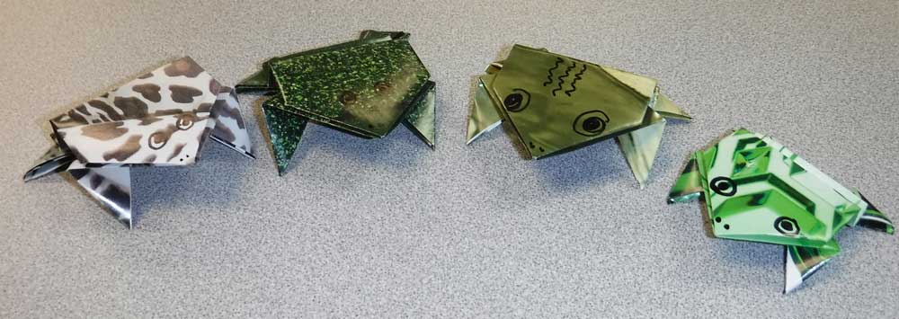 Kats Mish Mash: Origami JumpingFrogs