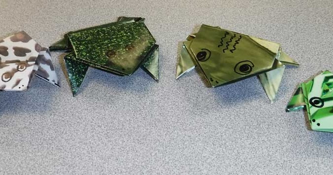 Kats Mish Mash: Origami JumpingFrogs