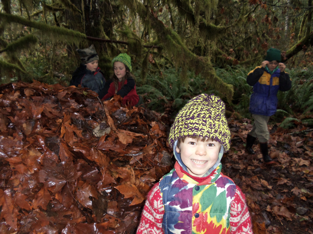 Marblemount Homestead: Homeschool nature class in the wild