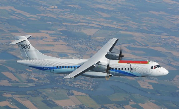 "Green" ATR-72 begin flight test - jetflightpro