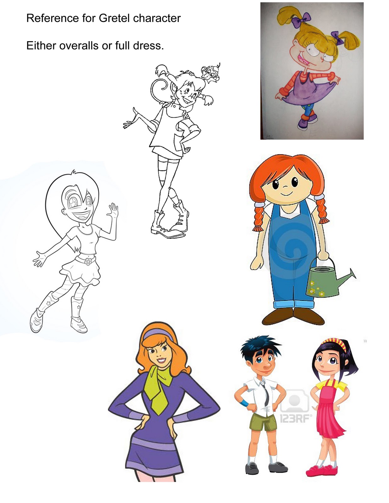 Hansel and Gretel: Character Reference Pictures