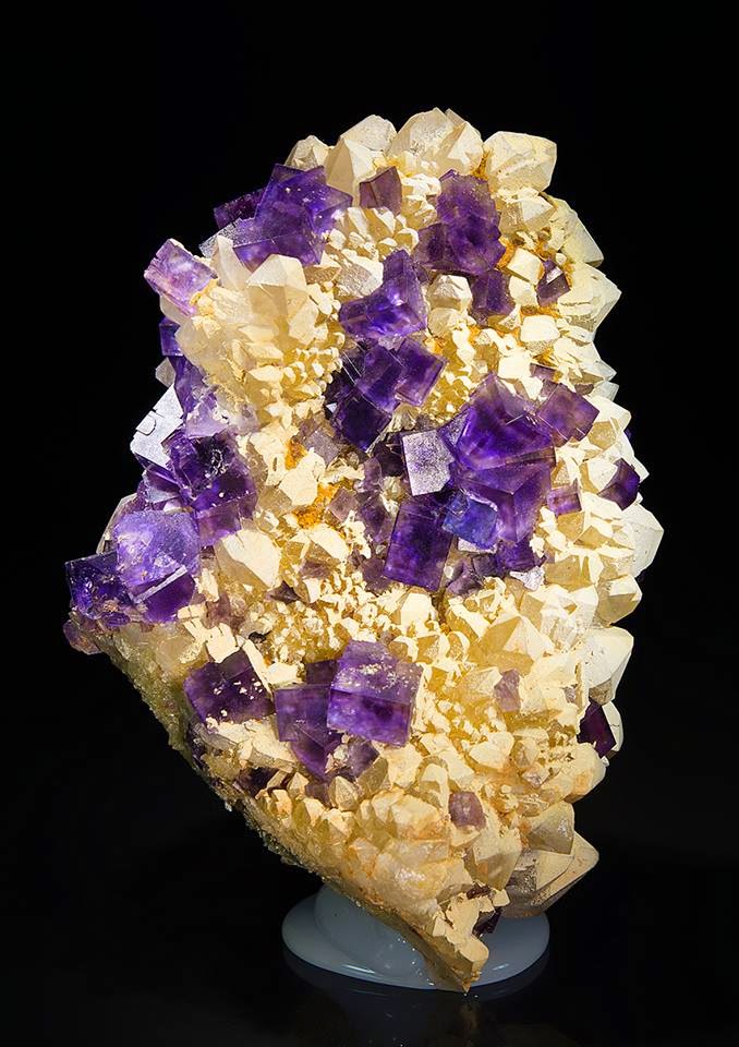 Fluorite on Quartz - Geology In