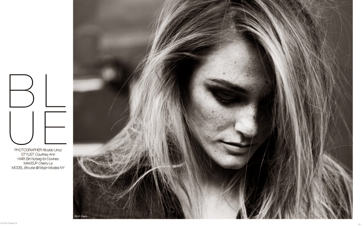 MAJOR MODEL WOMEN: Brooke Register for Atlas Magazine shot by Ricardo Urroz