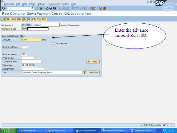 Free SAP Training Manuals: T Code- F-29 / F-37/ FB70 / F-39 : SAP FI ...