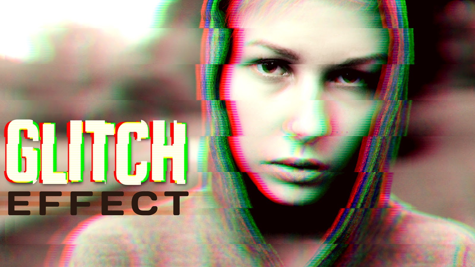 EASY Glitch Photo Effect - Photoshop Tutorial | Quick Distorted Photo ...