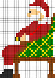 Fichas de Primaria: Cuadrículas de navidad