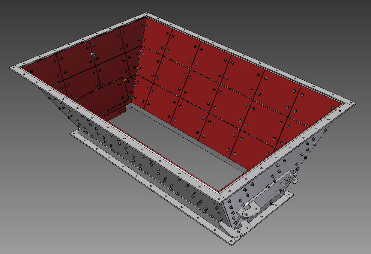 SMP DESIGN & DRAFTING: Crusher Discharge Chute Design
