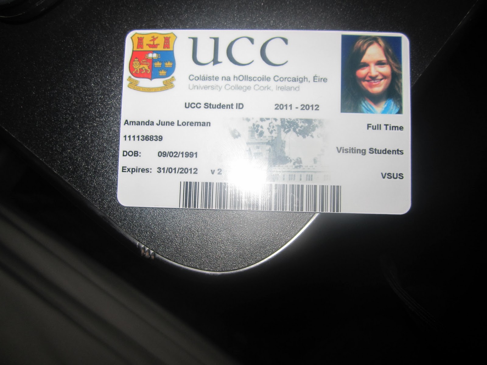 Cheers from Ireland: UCC Morning 1!!