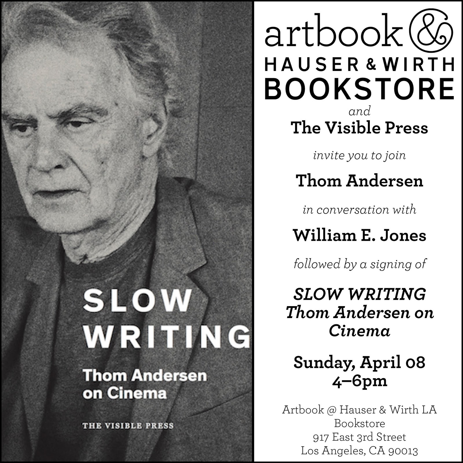 Tosh Berman: Writer & Publisher Blog: Thom Andersen in conversation ...