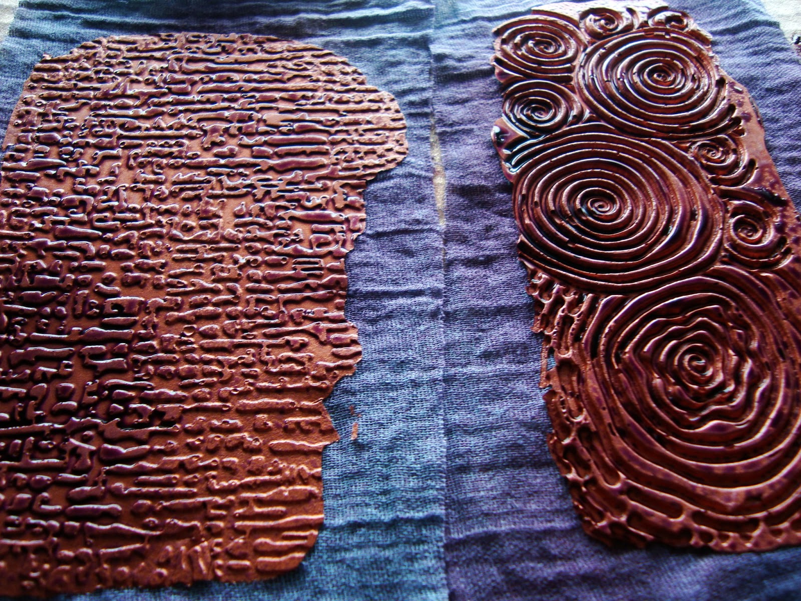 Textile Butterfly: South Sea Journey with "Soft Form Relief Paste"