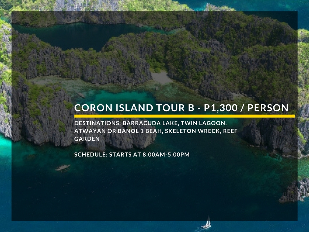 Coron Daily Tour Rates