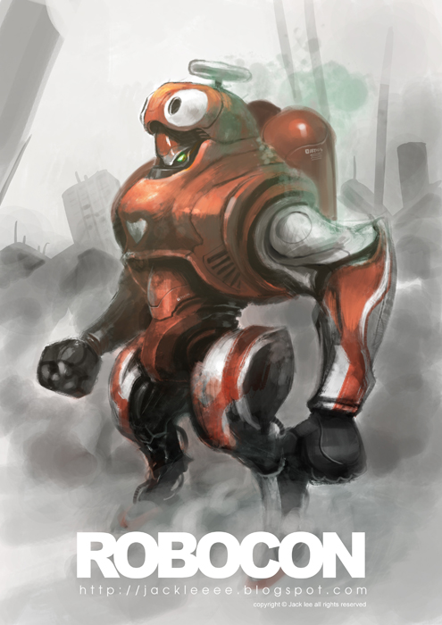 SuperHero Art: robocon