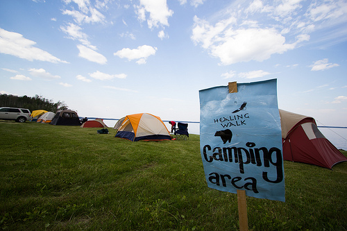CENSORED NEWS: Mohawk Ben Powless Photos: Walkers arrive for Tarsands ...